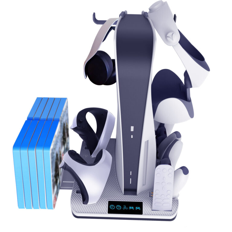 PS5 & PSVR2 多機能充電スタンド | Playstation5 を収納＆コントローラーを充電 - ROOX Online